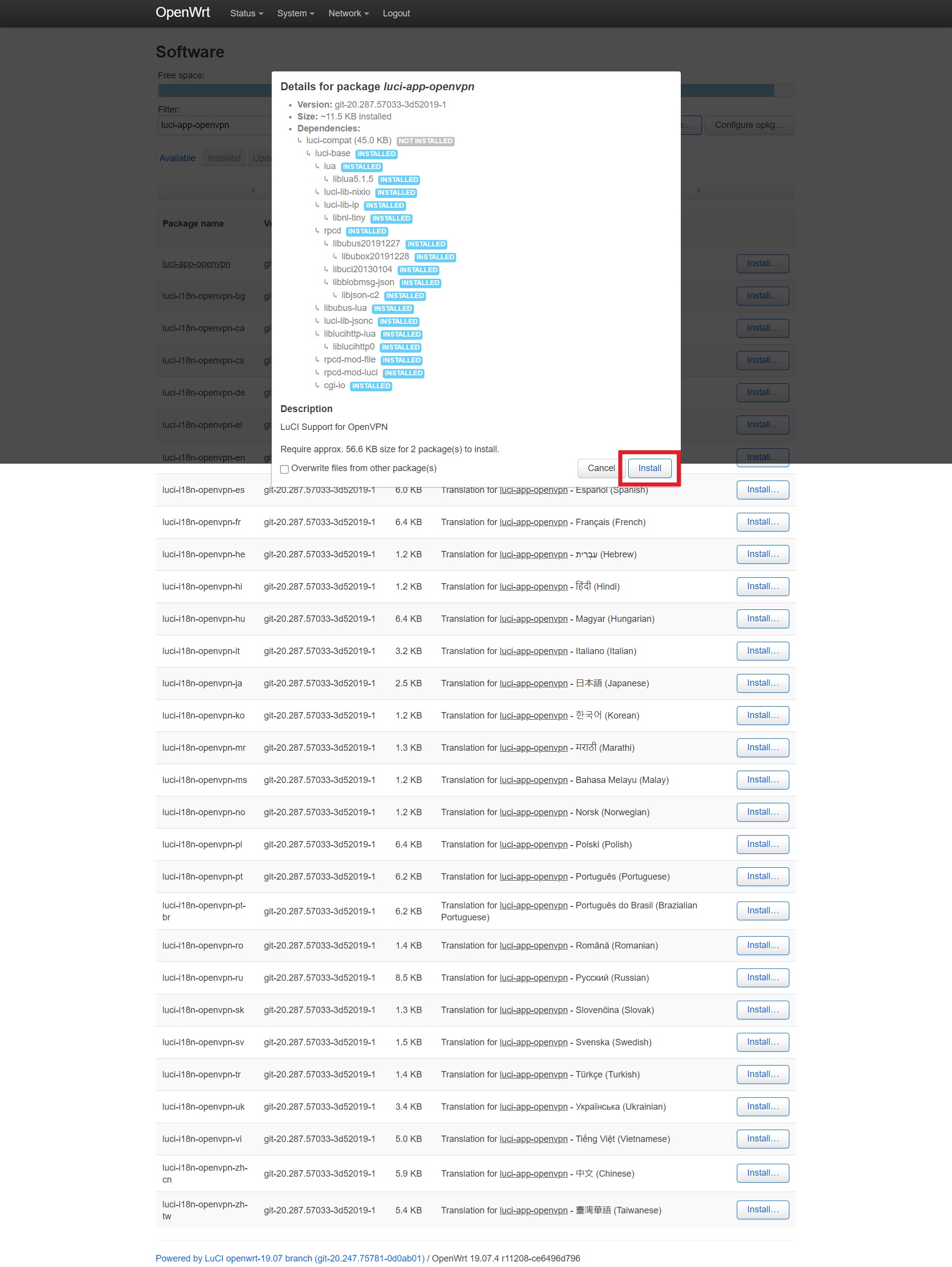 OpenWRTをOpenVPNのClientにしてVPNゲートウェイを構築する方法 | 小茂根の暮らし
